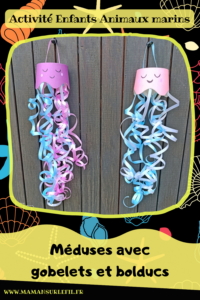 Méduses Gobelets et Bolduc {Activité} - Maman Sur Le Fil