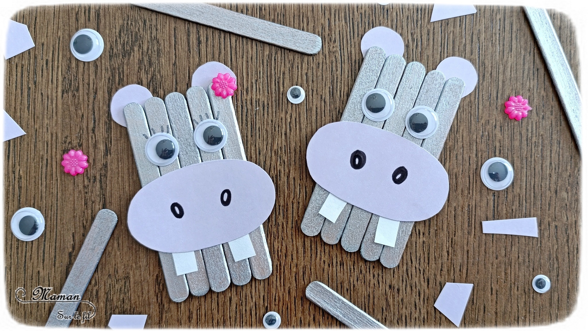 Maternelle Activité Manuelle Avec Batonnet De Glace | Chtoby Pomnili