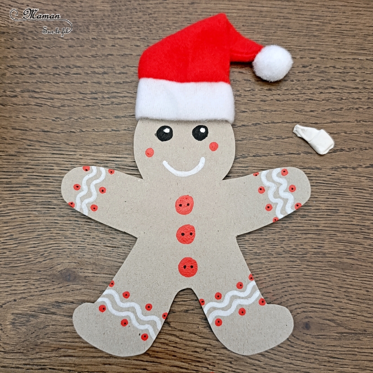 Bonhomme en pain d'épices et son cadeau {Activité} - Maman Sur Le Fil