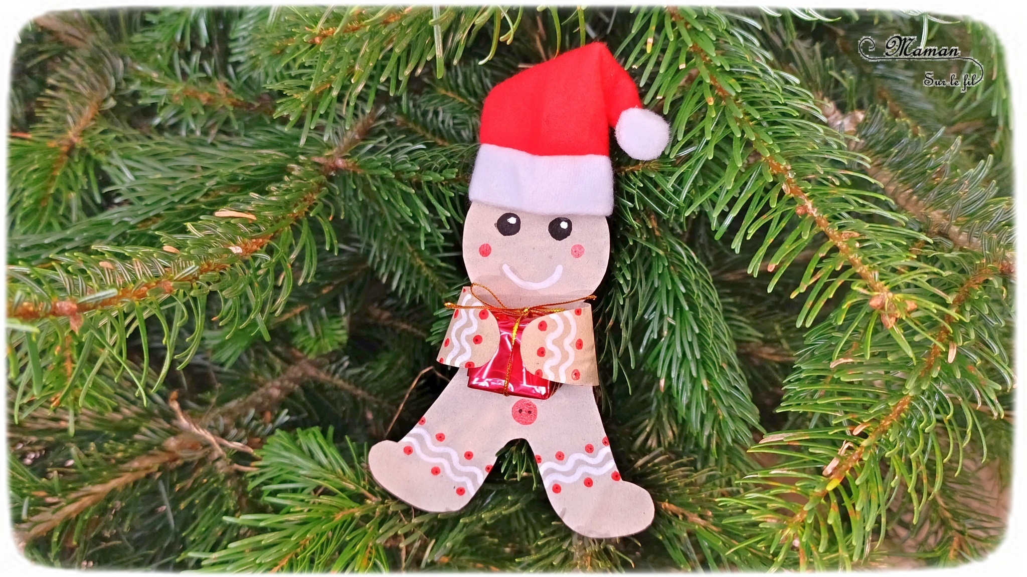 Bonhomme en pain d'épices et son cadeau {Activité} - Maman Sur Le Fil