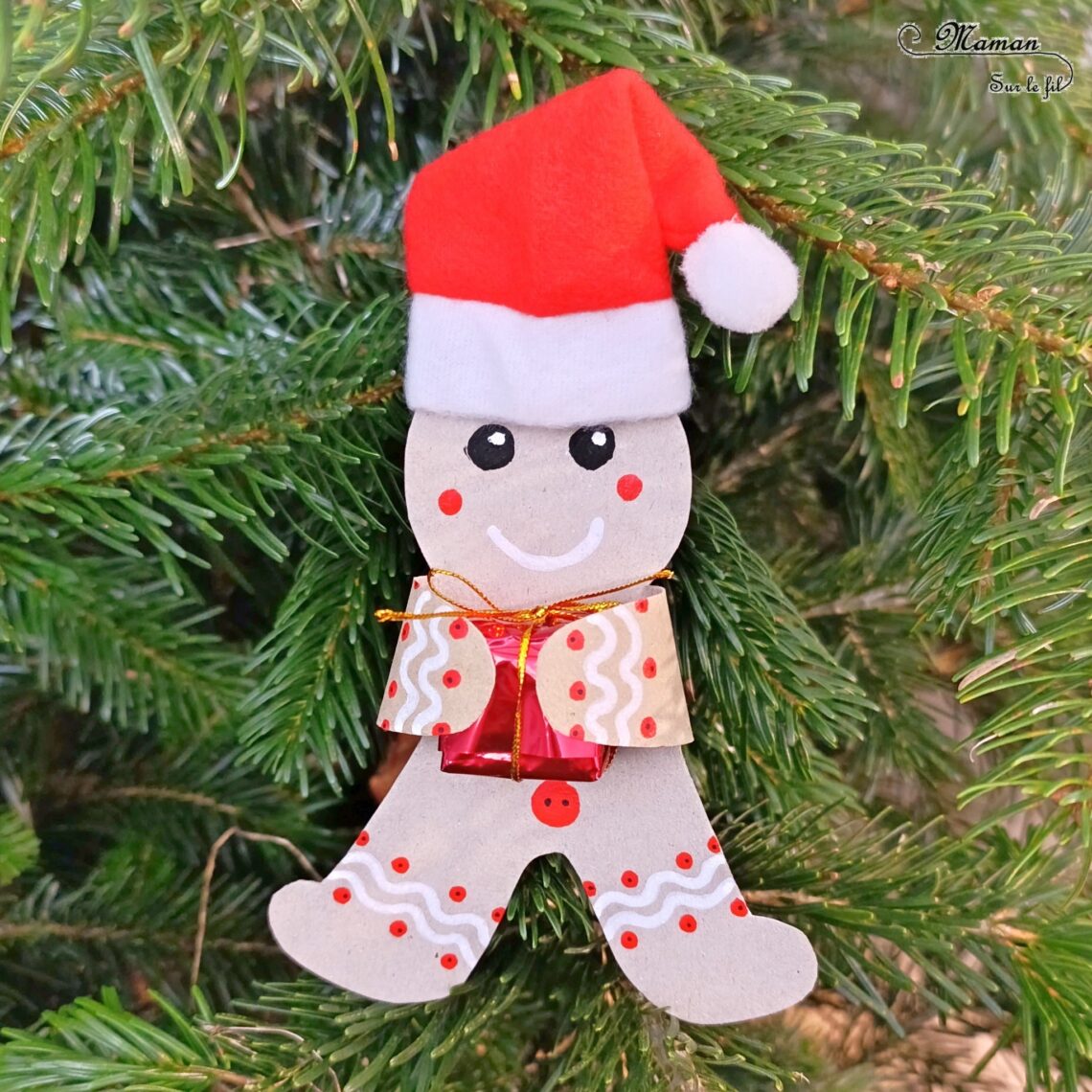 Bonhomme en pain d'épices et son cadeau {Activité} - Maman Sur Le Fil
