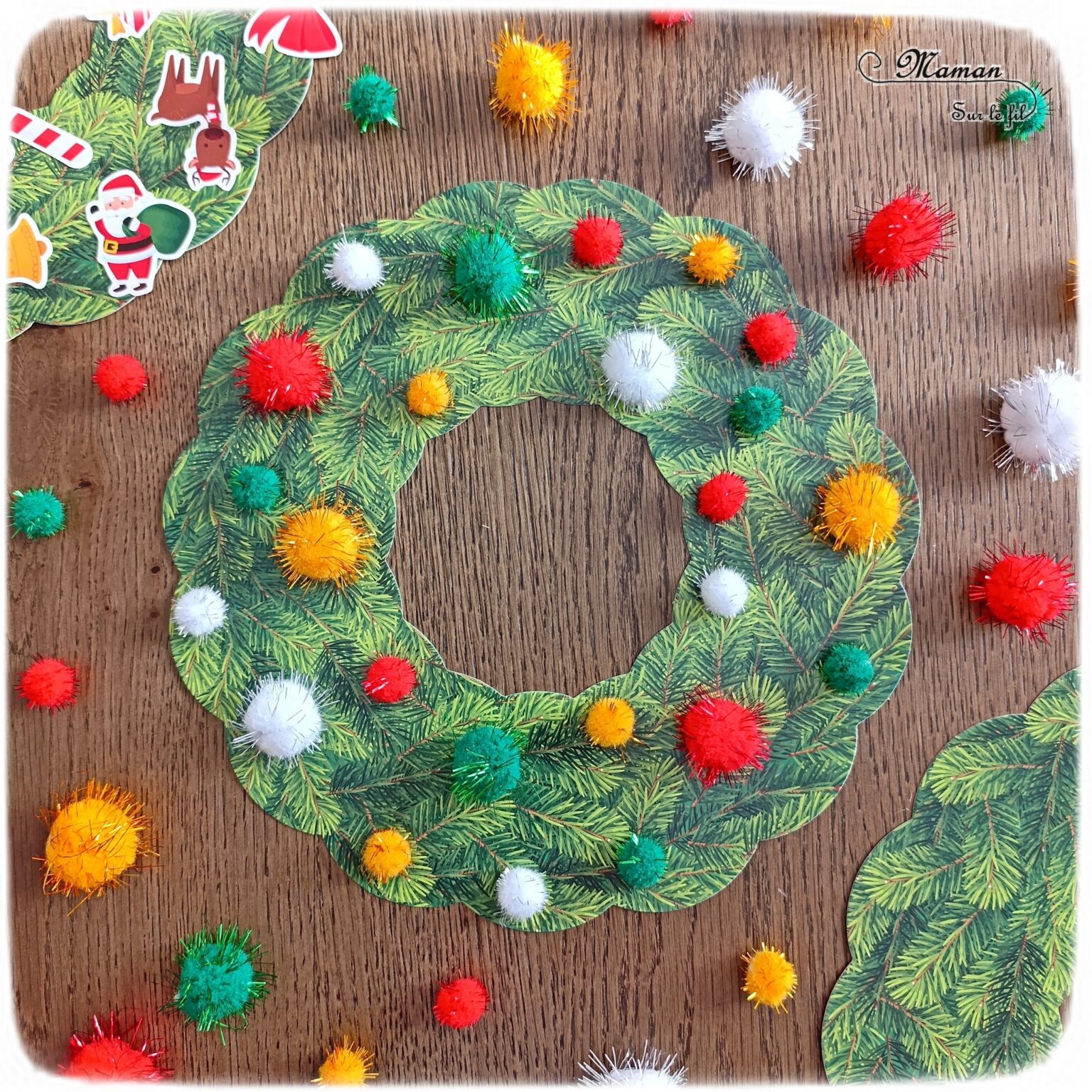 Couronne De Noel Activite Manuelle