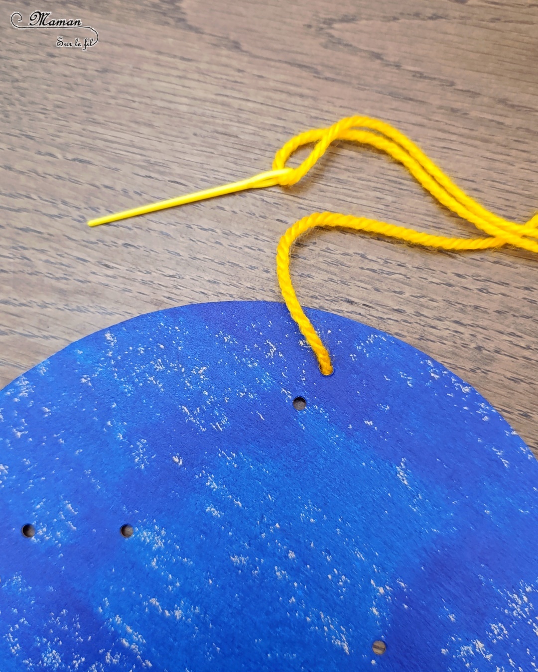 Broder des constellations avec de la laine {Activité} - Maman Sur Le Fil