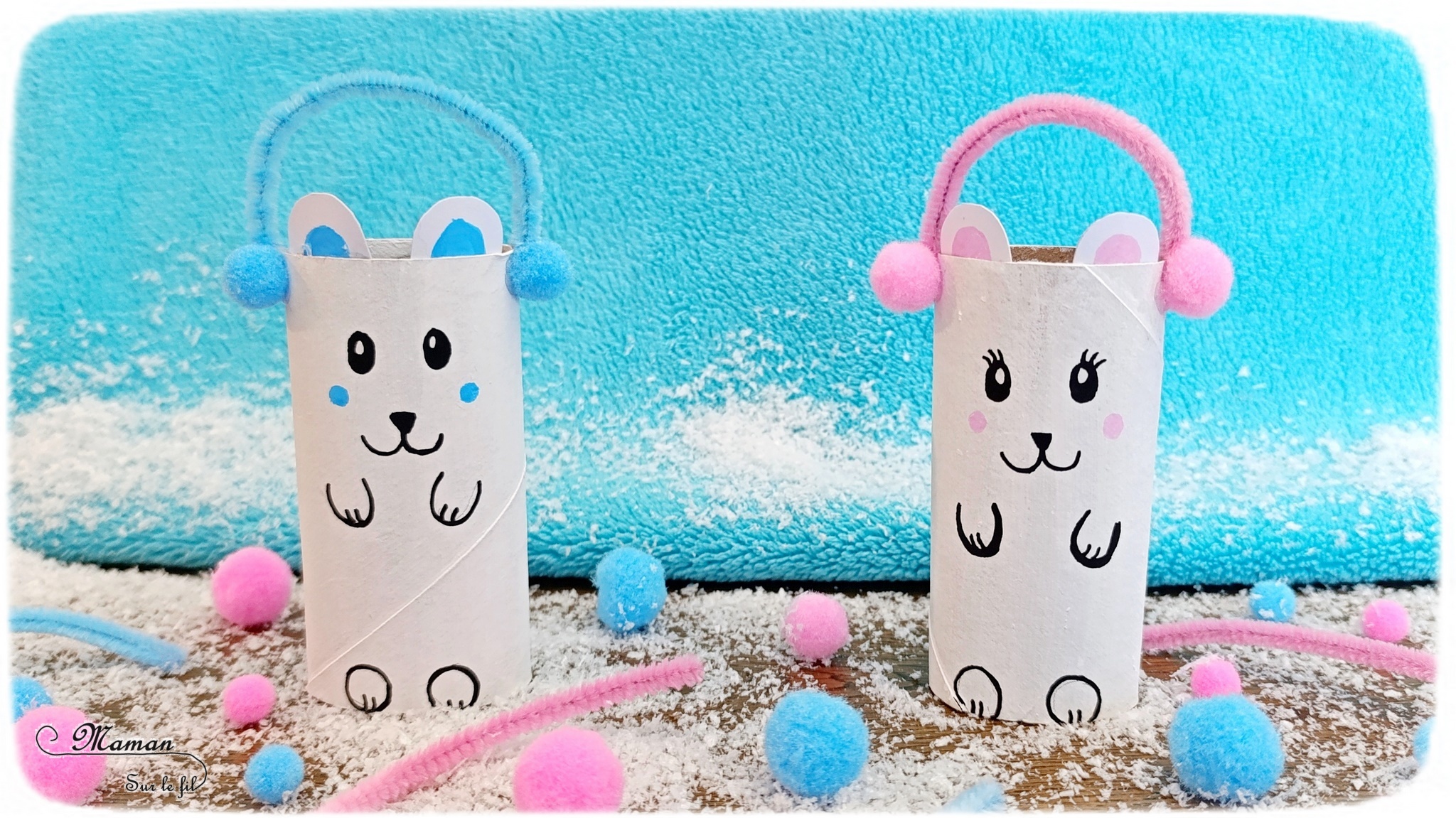 Ours polaires d'hiver en récup' {Activité} - Maman Sur Le Fil