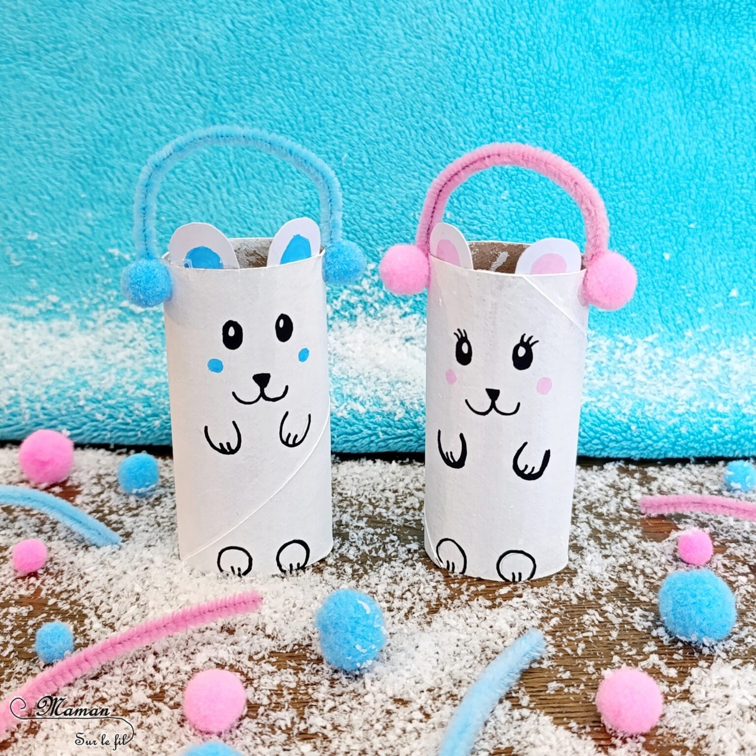 Ours polaires d'hiver en récup' {Activité} - Maman Sur Le Fil