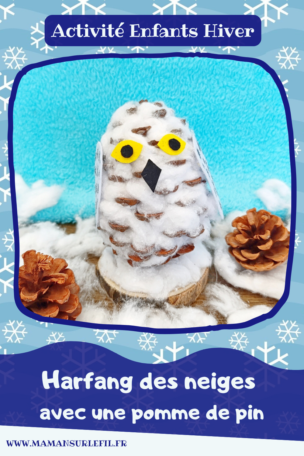 Harfang des neiges en deux façons {Activité} - Maman Sur Le Fil