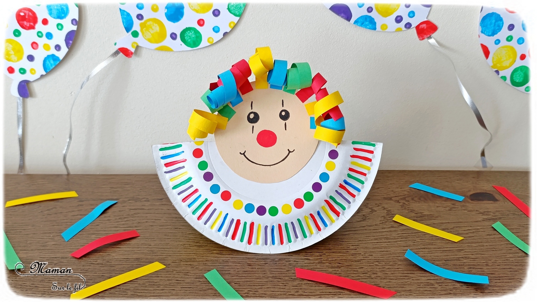 Clown Culbuto qui se balance {Activité} - Maman Sur Le Fil