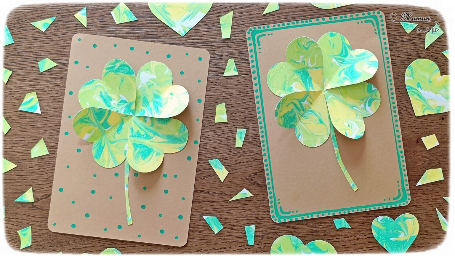 Trèfles de la Saint-Patrick à la mousse à raser {Activité} - Maman Sur ...