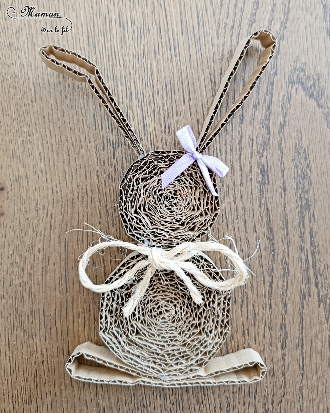 Fabriquer un lapin en carton enroulé {Activité} - Maman Sur Le Fil
