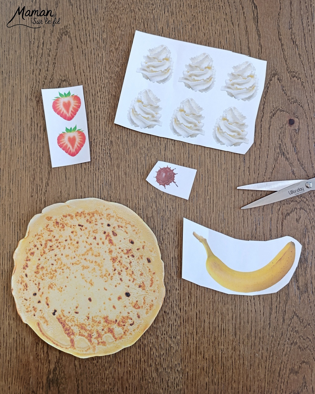 Décore ta crêpe comme un visage - PDF Gratuit {Activité} - Maman Sur Le Fil