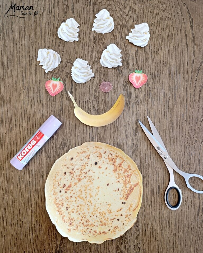 Décore ta crêpe comme un visage - PDF Gratuit {Activité} - Maman Sur Le Fil