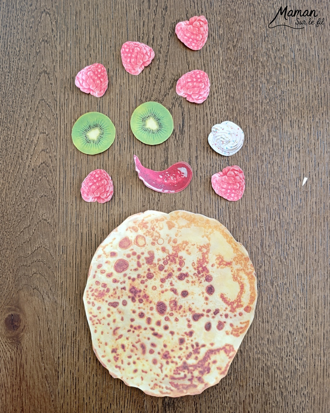 Décore ta crêpe comme un visage - PDF Gratuit {Activité} - Maman Sur Le Fil